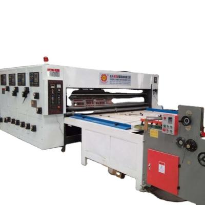 Cina 2800 mm Semi-automatica cartone ondulato scatola Flexo macchina da stampa slotter e Die Cutter in vendita