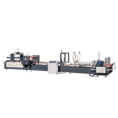 Cina Casella di cartone pieghevole Colla e cucitura Macchina di colla e cucitura a cartone automatica completa in vendita