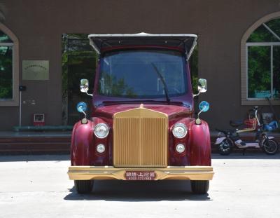 Chine Autobus guidé électrique adapté aux besoins du client de passagers de la couleur 11 avec la construction métallique classique à vendre