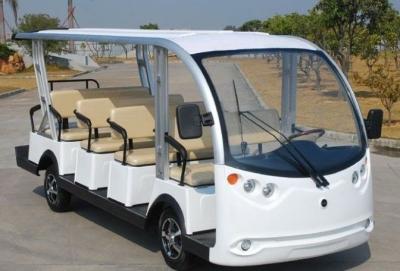 Chine Façonnez à conception 11 sièges voiture de touristes électrique/autobus guidé électrique avec le moteur de C.C 5kw à vendre