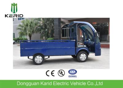 Χαμηλού θορύβου 4 ρόδες Electric Cargo Van Utility Cart με το κιβώτιο φορτίου ανοξείδωτου