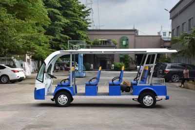 중국 11명의 사람 건전지는 전기 근거리 왕복 버스 7.5KW 72V 모터를 운영했습니다 판매용