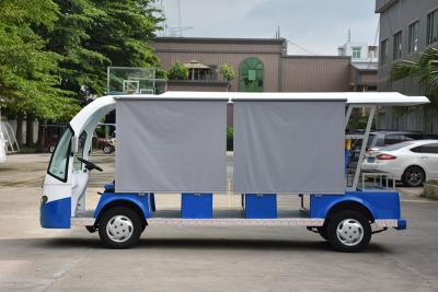 중국 11명의 사람 건전지는 전기 근거리 왕복 버스 7.5KW 72V 모터를 운영했습니다 판매용