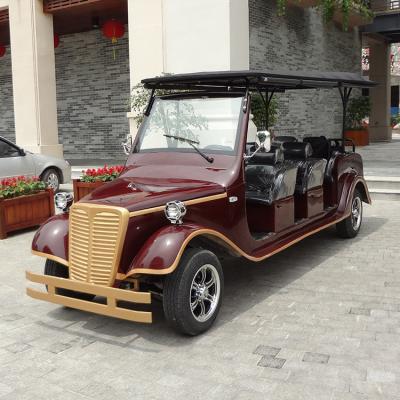 Chine Véhicule guidé classique antique électrique rouge chinois de moteur à courant alternatif De la voiture 5KW à vendre