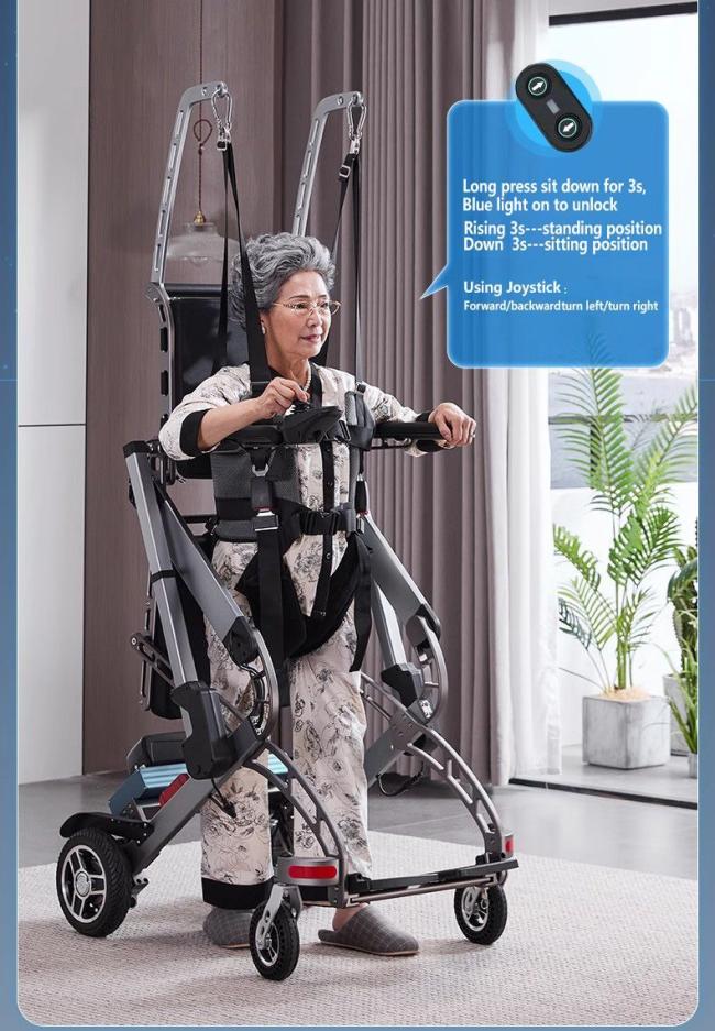 Multifunctional Wheelchair for Mobility Assistance Power Wheelchair