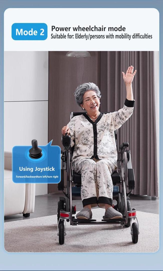 Multifunctional Wheelchair for Mobility Assistance Power Wheelchair