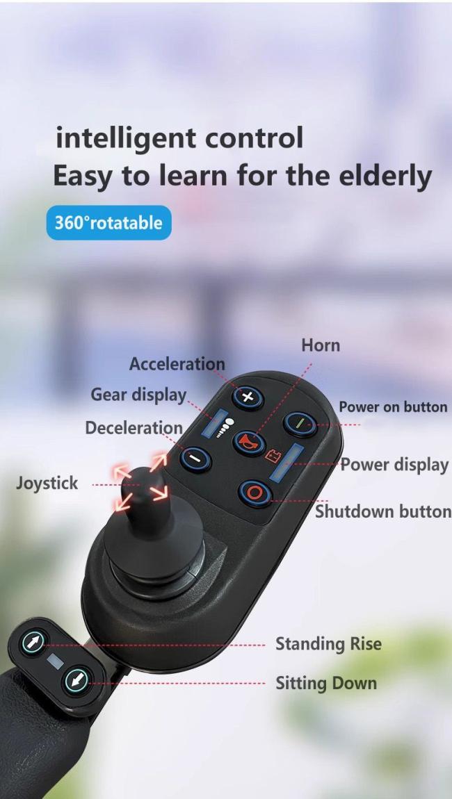 All-in-One Power Wheelchair for Mobility Assistance and Rehabilitation