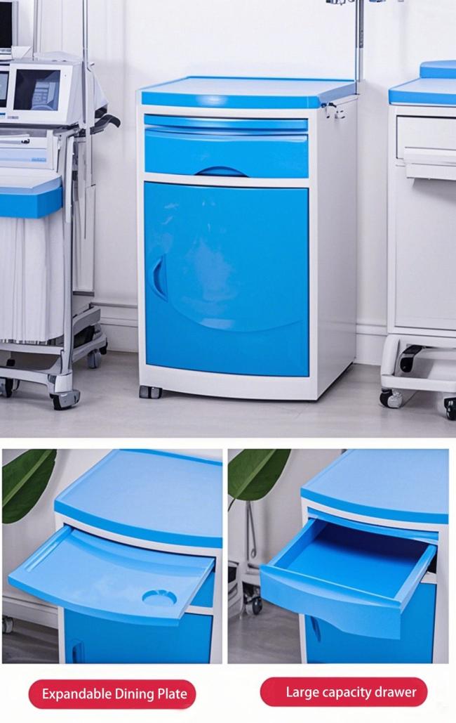 Ward Bedside Cabinet Nursing Home Beauty Salon Hospital ABS Bedside Cabinet