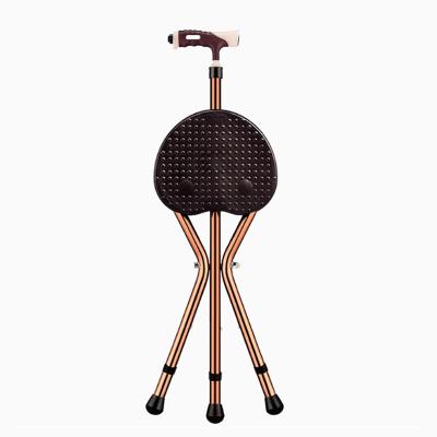 China Convenient Walking Feature in Brown Cane Folding Chair for Easy Mobility zu verkaufen