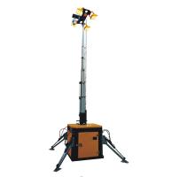 Quality Mobile CCTV Unit 4*200W LED Mobile Lighting Monitoring Box For Emergency for sale