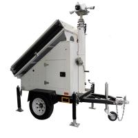 Quality Mobile Solar Camera Trailer With 3*400W 3*380W Solar Panels For Monitoring for sale