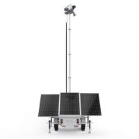 Quality Solar Trailer Security Camera Trailer Solar security trailer for Parking Lot for sale