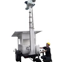 Quality Superior Flexibility Mobile Security Camera Tower Mounted High Definition Cctv For Mine Monitoring for sale