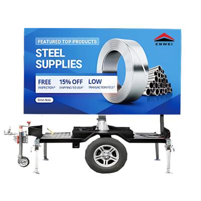 China Remolque de Pantalla LED Eléctrica de Alta Definición para Conciertos en venta