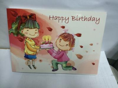 Cina La TV cartolina d'auguri LCD a 5 pollici della carta nella video ha sostenuto il video completo di formato in vendita