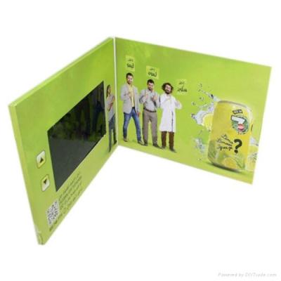 Cina HD 7/video cartolina per Adverstising, invito schermo a 10.1 pollici di TFT LCD in vendita