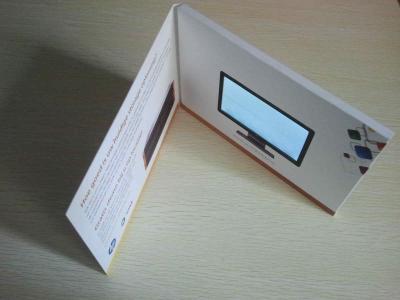 Cina TV/ciclaggio automatico della video carta LCD dell'opuscolo carattere di film singolo video in vendita