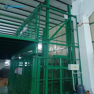 China Telescoping Hydraulic Mezzanine Hoist Vertical Cargo Lift Four Post For Home Hotels for sale