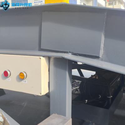 China Mobile Forklift Container Truck Loading Unloading Platform Dock Yard Ramp With 2 Wheels for sale