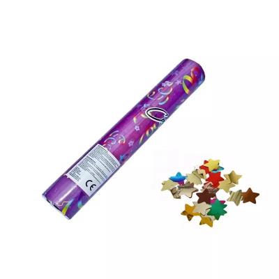 Κίνα Wholseal 2022 Christmas Wedding and Baby Gender with Colorful Powder Stick Party Popper Confetti Canon προς πώληση