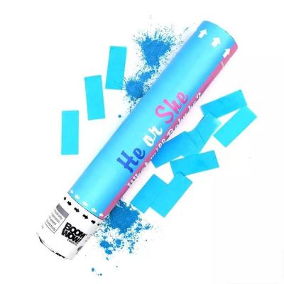Κίνα Wholseal 2022 New Hand-held Biodegradable Launcher Powder Fender Reveal Confetti Cannon προς πώληση