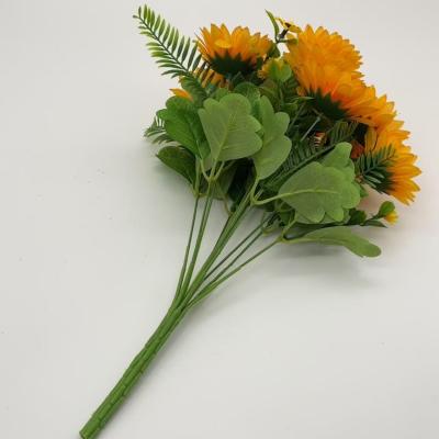 China Simulatie zonnebloemen imiteren bruiloft en feest decoratie huis ornamenten Te koop
