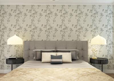 Cina Carta da parati floreale amichevole eco- della decorazione della stanza con il modello botanico in vendita