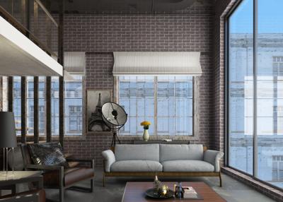 Cina Retro carta da parati per salotto, carta da parati di effetto di muro di mattoni 3D di stile cinese in vendita