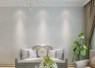 Cina Colore bianco che si affolla la carta da parati europea di stile del modello floreale per il salone in vendita