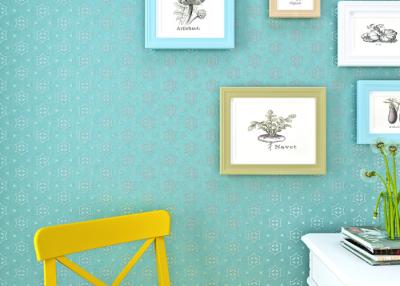 Cina Rivestimento murale moderno della carta da parati della camera da letto dei bambini semplici verdi di stile del cadmio in vendita