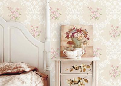 Cina Carta da parati economica di sconto del PVC 3D/carta da parati stile country con il modello di Rosa, 0.53*10M in vendita