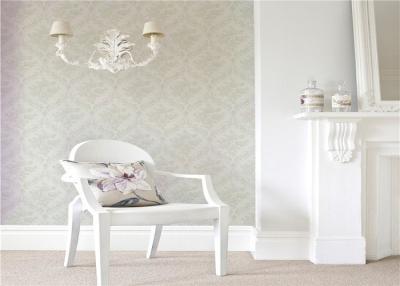 Cina Adatti a Breathability naturale la carta da parati di decorazione interna gialla/beige/verde 0.53*9.5M in vendita