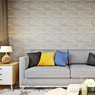 Cina rivestimento murale del vinile di stile contemporaneo di effetto del mattone 3D 0.53*10M in vendita