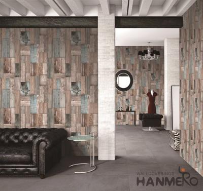 Cina carta da parati di legno del bagno della cucina di progettazione 3D, Wallcovering durevole del PVC in vendita
