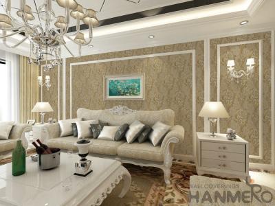 Cina Wallcovering accogliente moderno Cina del PVC di stile 0.53*10M della carta da parati della decorazione del fondo del sofà TV del vinile in vendita