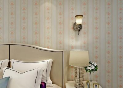 Cina Carta da parati bianca del salone/carta da parati moderna fornire domestico, floreale rustico in vendita
