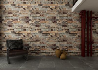 Cina Carta da parati amichevole di effetto del mattone 3D di Eco, peso leggero impermeabile del rivestimento murale del vinile in vendita