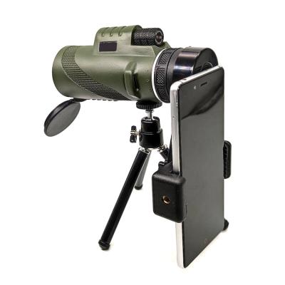 China Monocular Telefon-Teleskop 12x50 überdachen natürlichen Anblick der hohen Qualität Bak4 zu verkaufen