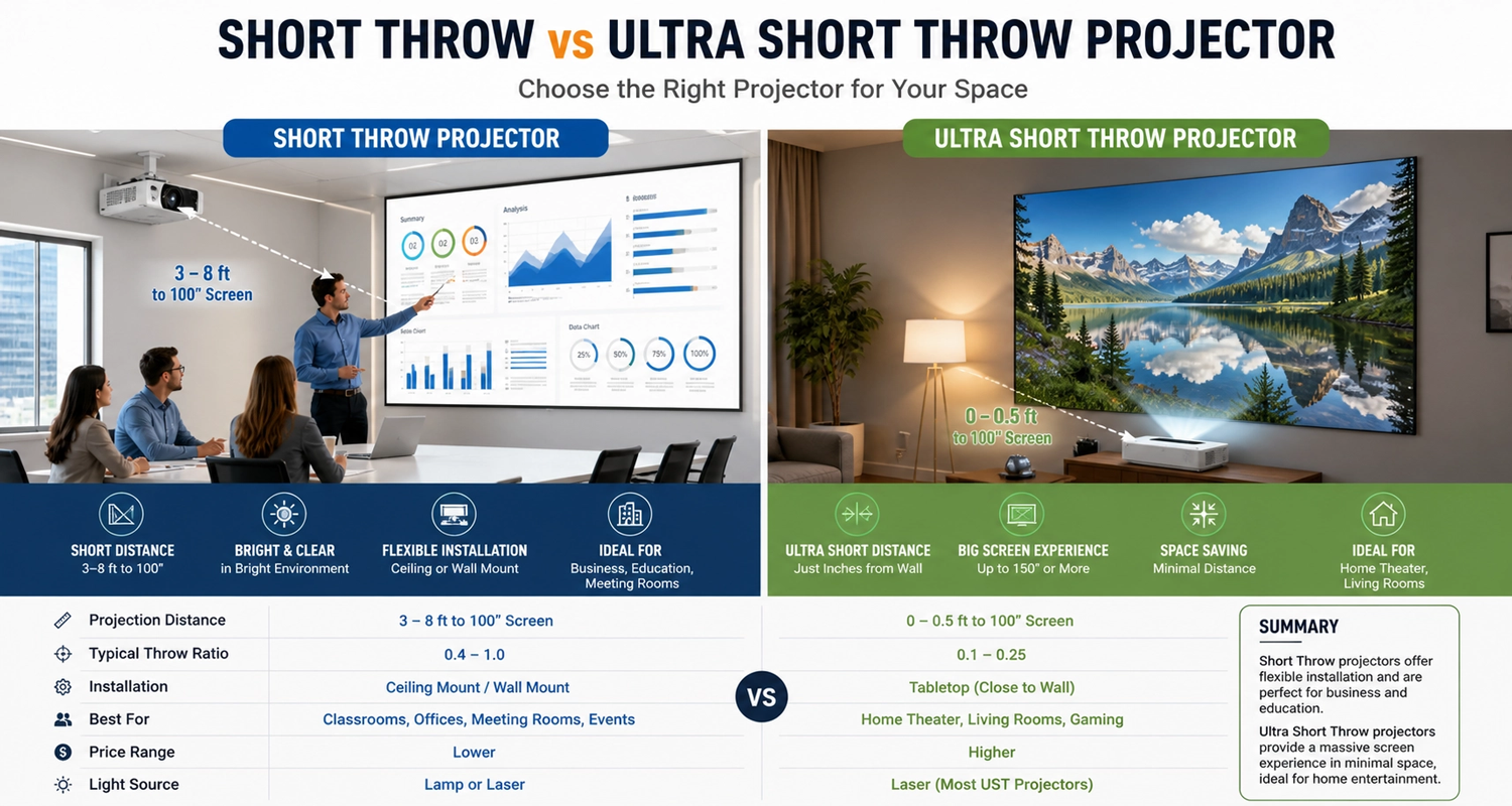ultra-short-throw-projector