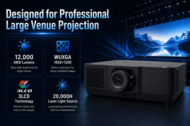 12000 Lumens Laser Projector WUXGA
