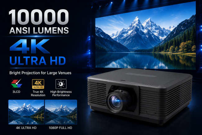 MX-PL9510K 10000 ANSI Lumens 4K 3LCD Dual Color Laser Projector