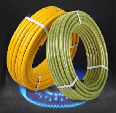 Cina Metallo flessibile ondulato di acciaio inossidabile con il tubo flessibile del gas naturale della treccia del PVC in vendita