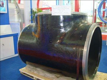 Cina Gli accessori per tubi dell'acciaio del grande diametro di ASTM A213 sgomitano, T SCH100 per petrolio, caldaia in vendita