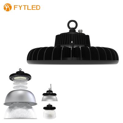 Cina L'alto UFO della baia di valutazione di alluminio di 100W IP65 si accende con la copertura di vetro in vendita