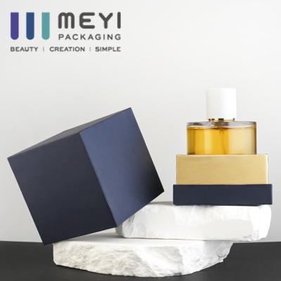 China Kosmetische Gläser der Glasflaschen-50ml und 100ml mit Deckeln quadrieren Form-Kasten zu verkaufen