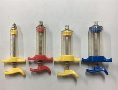 Cina Siringa d'acciaio di plastica dell'iniezione del pollame della siringa 50ml della serratura di Luer in vendita