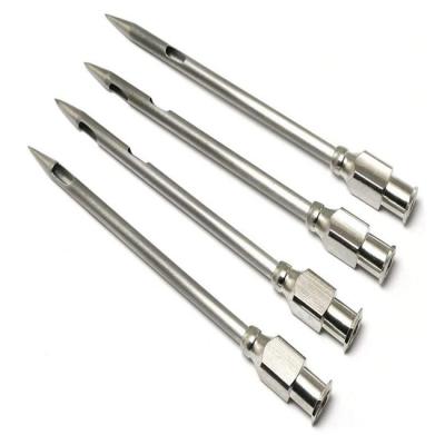 China Stainless Steel 304 Meat Injector Needle 7.5cm For Barbecue for sale