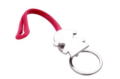 China Assorted Colors Custom Shape Metal Keychain For Secure Key Holding for sale