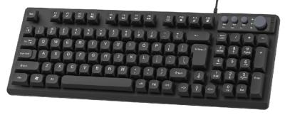 China 94+4 Keys Compact Design Supports FN + F1-F12 Shortcuts USB Plug-and-play Lightweight For Office Workers for sale