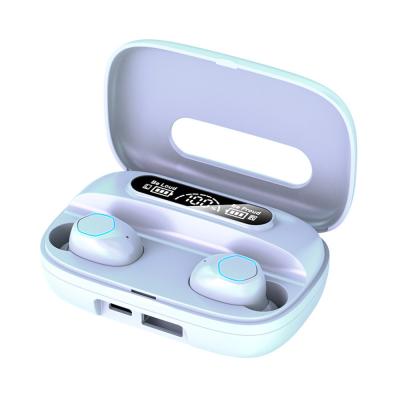 China Bluetooth 5.1 Earphone Supports A2DP/AVRDP/HFP Protocols Earphones 40mAh Charging Case 500mAh F10 Dynamic Drive for Business & Sport for sale